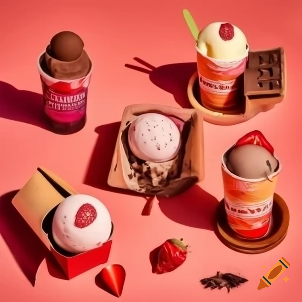 Dubai Delight: Chocolate Strawberry Fusion ice cream flavor with ...