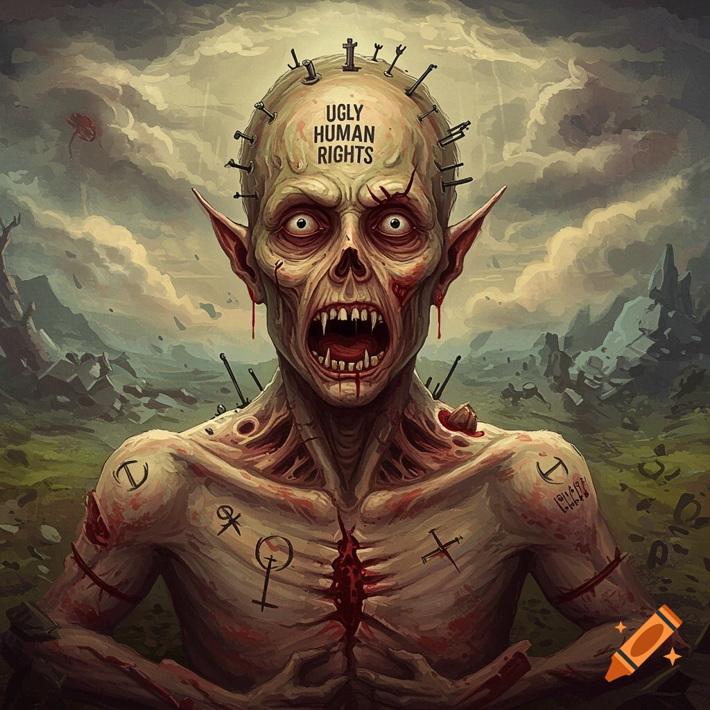 Rotten flesh on Craiyon