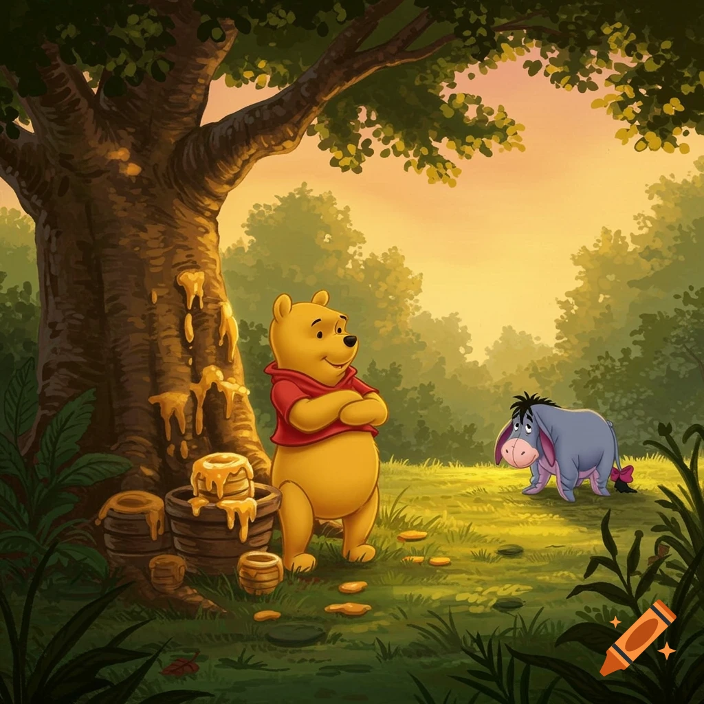 Winnie the Pooh image on Craiyon