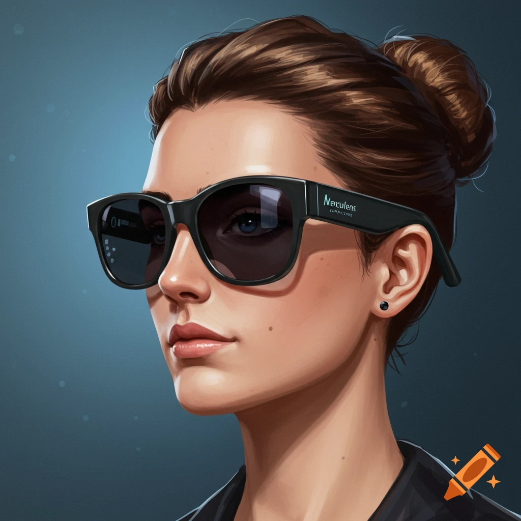 Mercurlens smart glasses for universal language translation on Craiyon