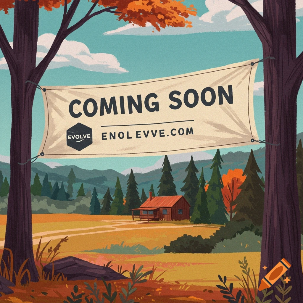 Evolve.com banner for vacation rental in Northern Iowa on Craiyon