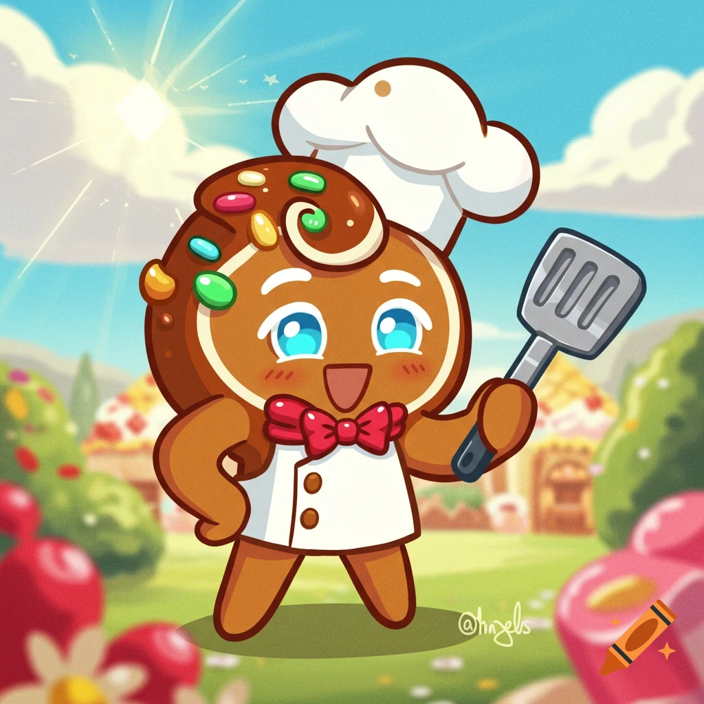 Cookie Run Kingdom OC illustration on Craiyon