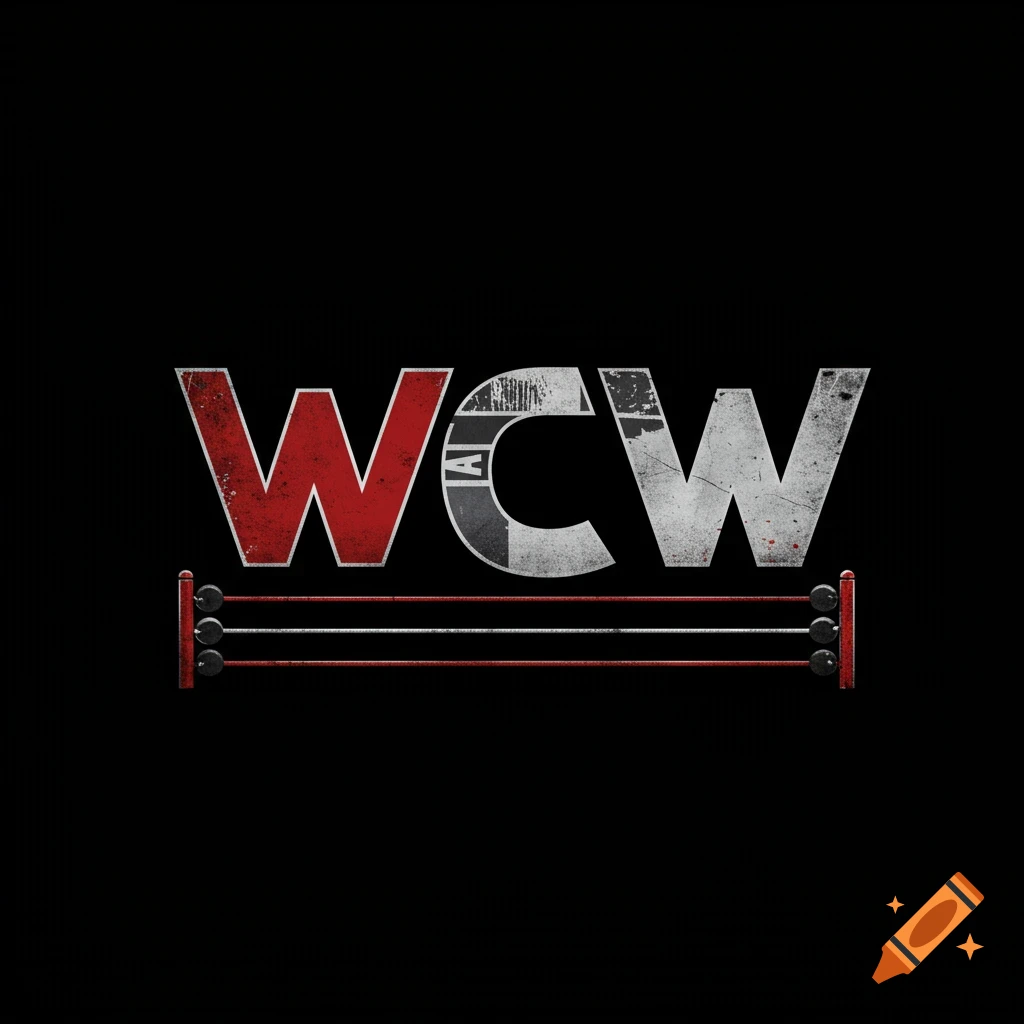 WCW logo in TNA Wrestling style on Craiyon