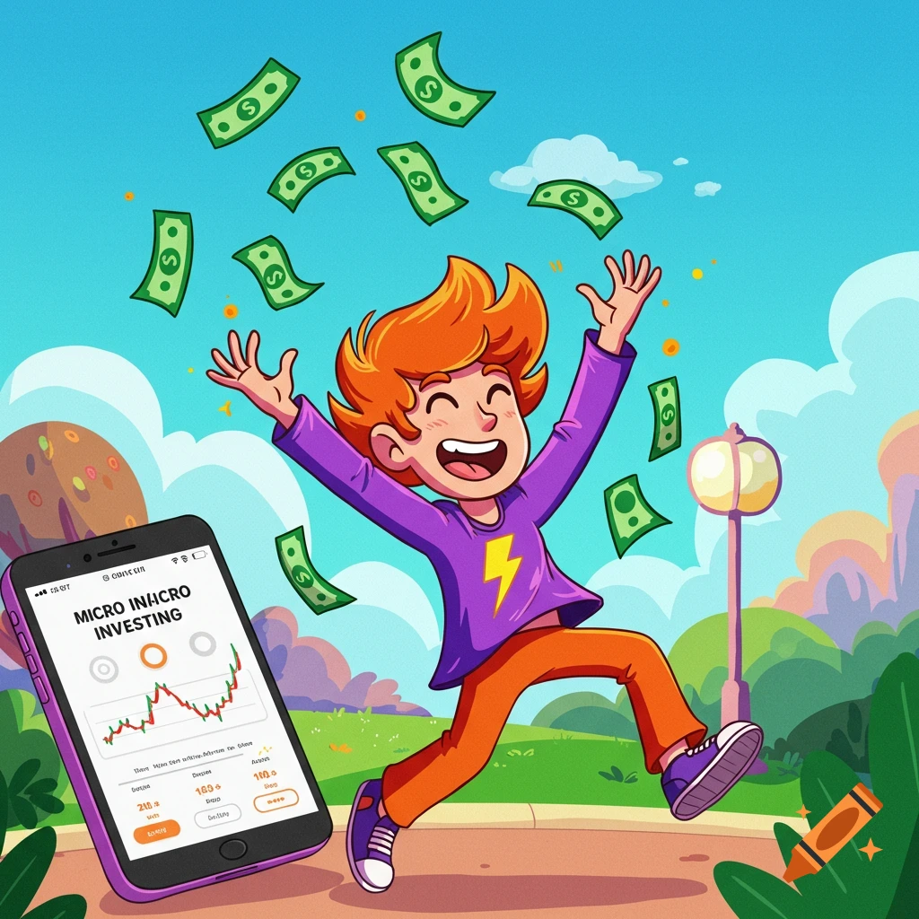 Cartoon character throwing money on Craiyon