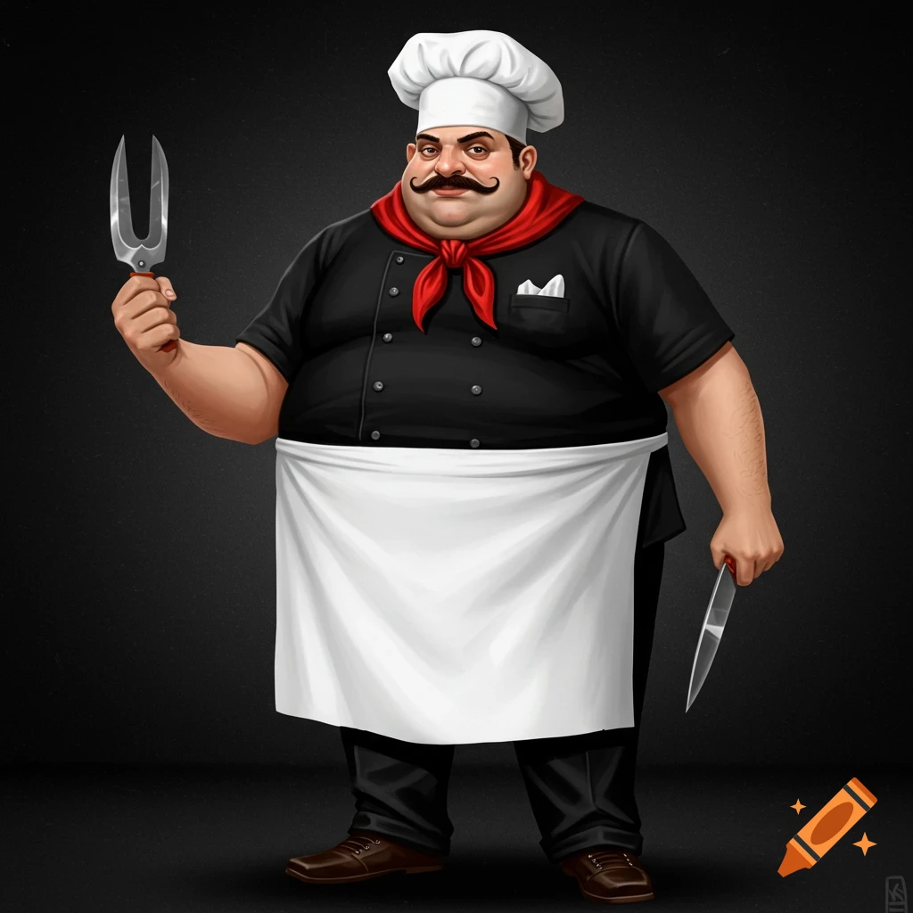 Italian chef dressed as a pirate on Craiyon