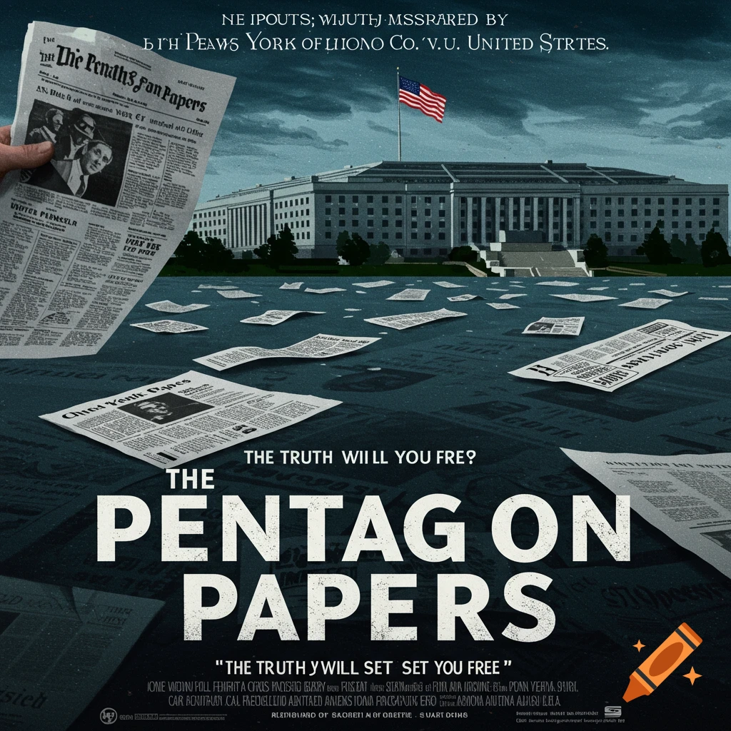 Movie poster for The Pentagon Papers, based on The New York Times Co. v ...