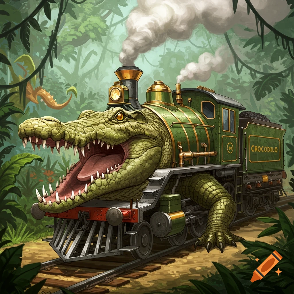 Bombardiro crocodilo on Craiyon