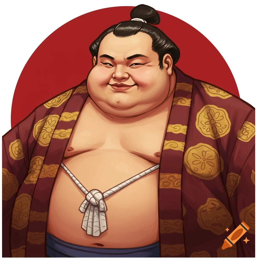 Sumo wrestler on Craiyon