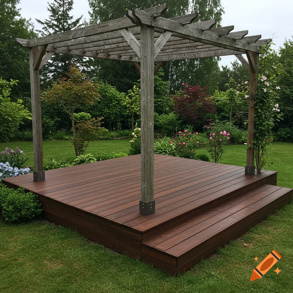 Japanese Style Garden Deck
