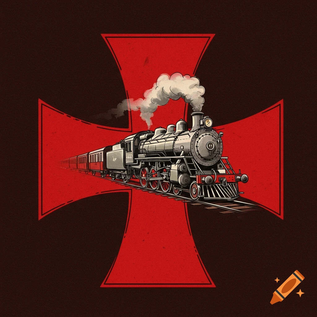 Trains images created on Craiyon