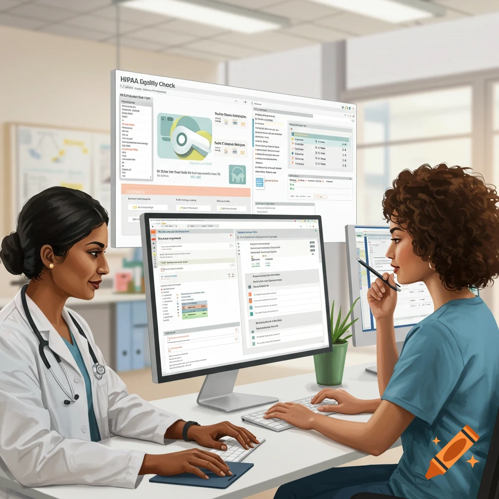 HIPAA electronic eligibility checks on Craiyon