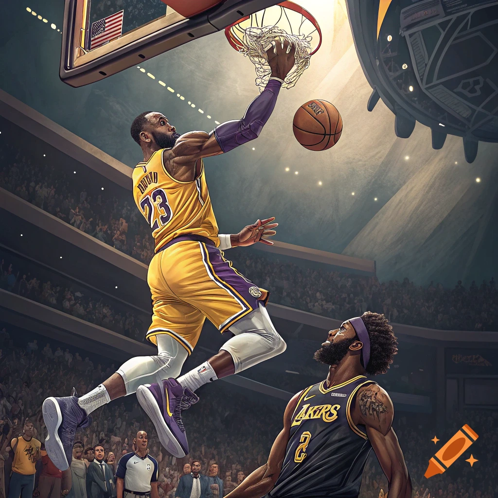 Dunking Latest Version Slam Dunking Basketball Royalty-Free Stock ...