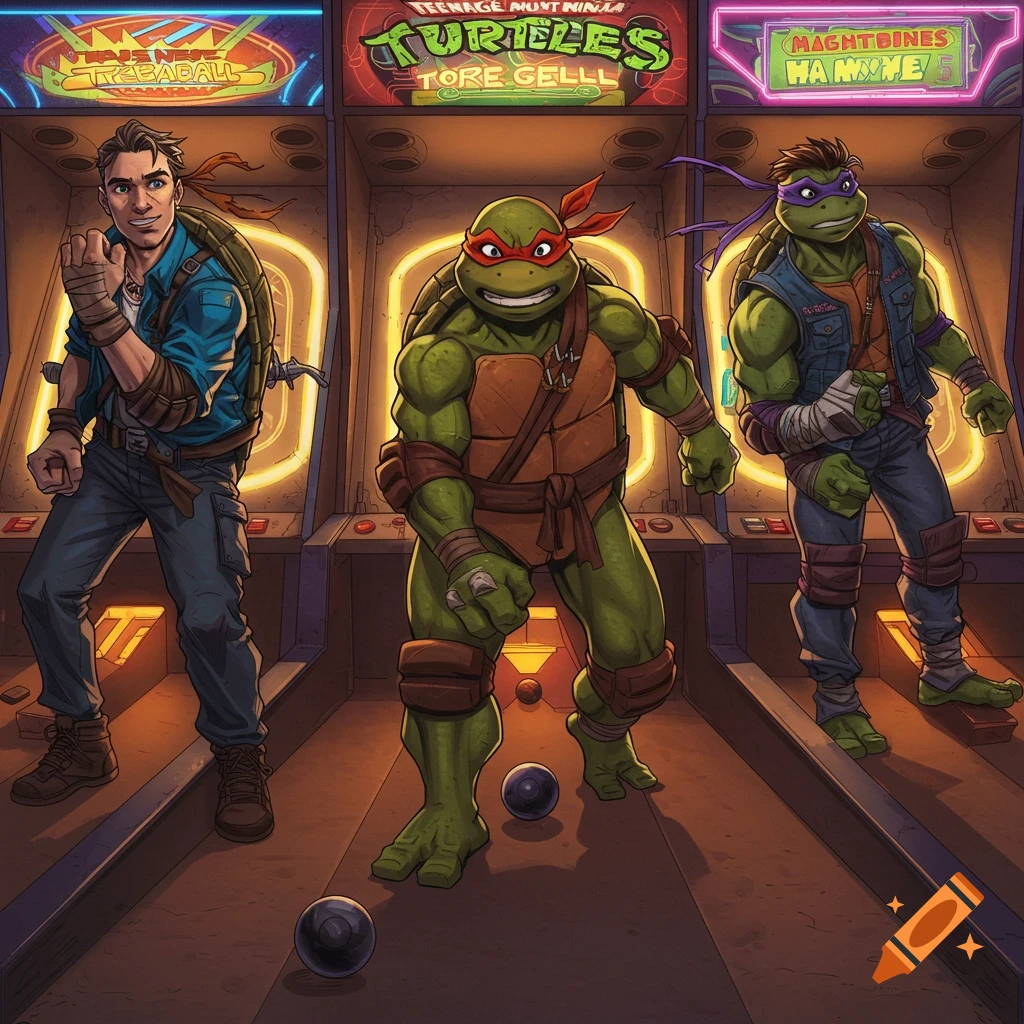 Teenage Mutant Ninja Turtles images created on Craiyon