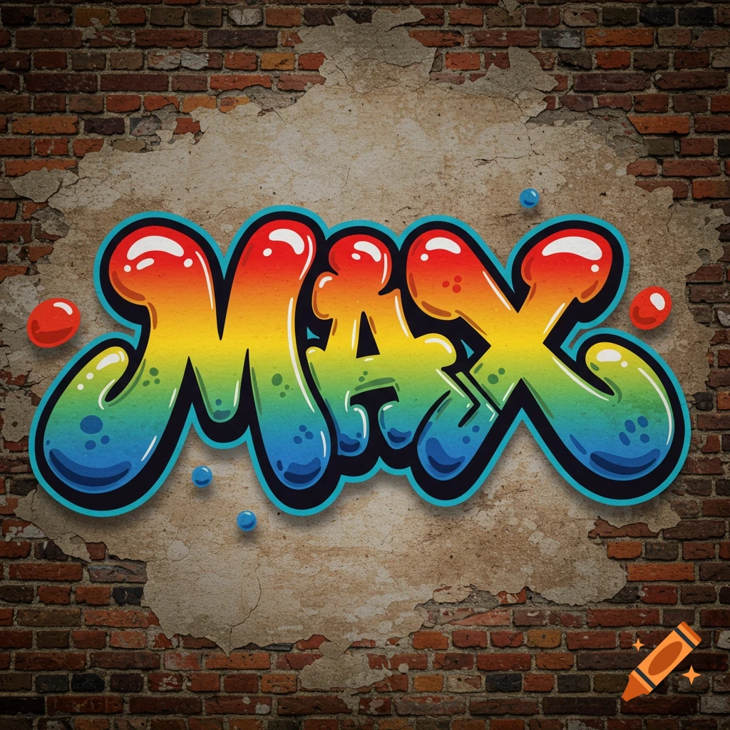 Graffiti art spelling STUFFY on a concrete wall on Craiyon