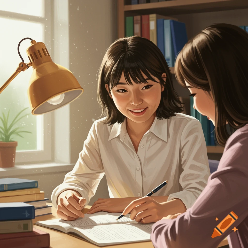 Tutoring session on Craiyon