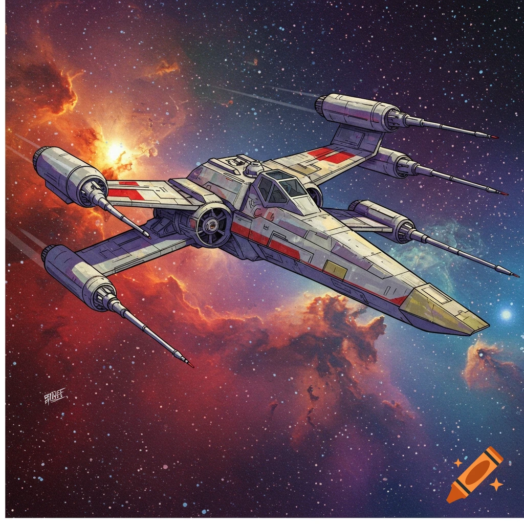 Alpha-class Xg-1 Star Wing from Star Wars on Craiyon