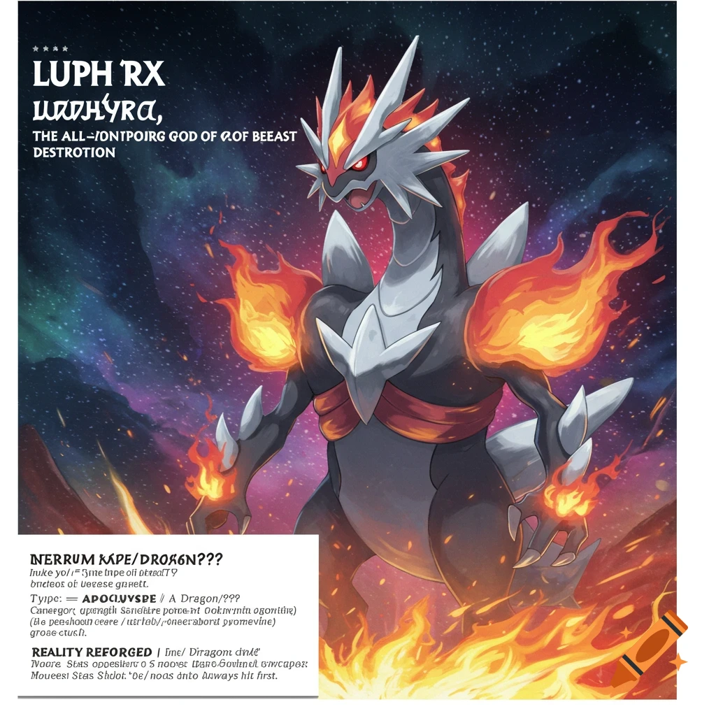 LUPHYDRA, the Omnipotent Beast Pokémon with Fire, Water, Dragon, and ...
