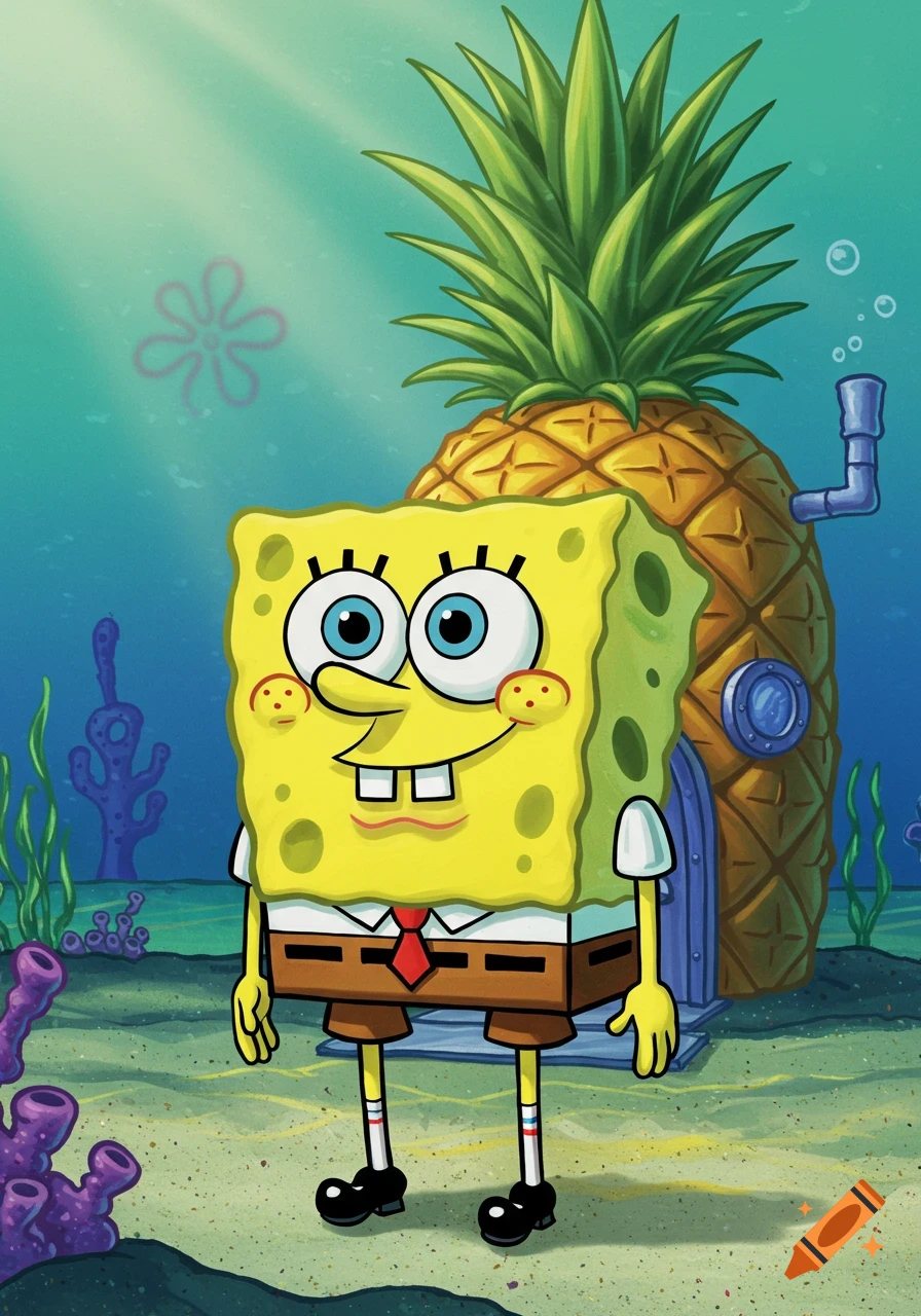 Spongebob Squarepants illustration on Craiyon