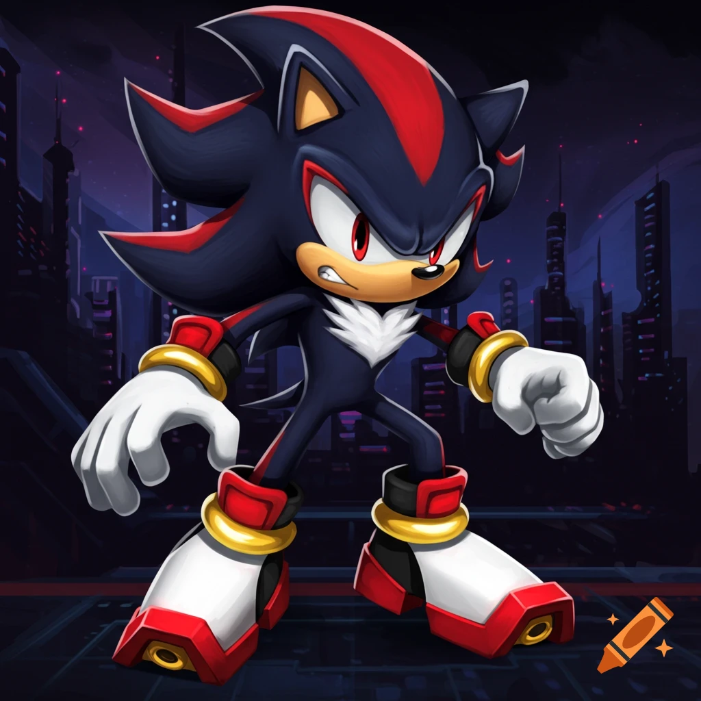 Miffy with Shadow the Hedgehog on Craiyon