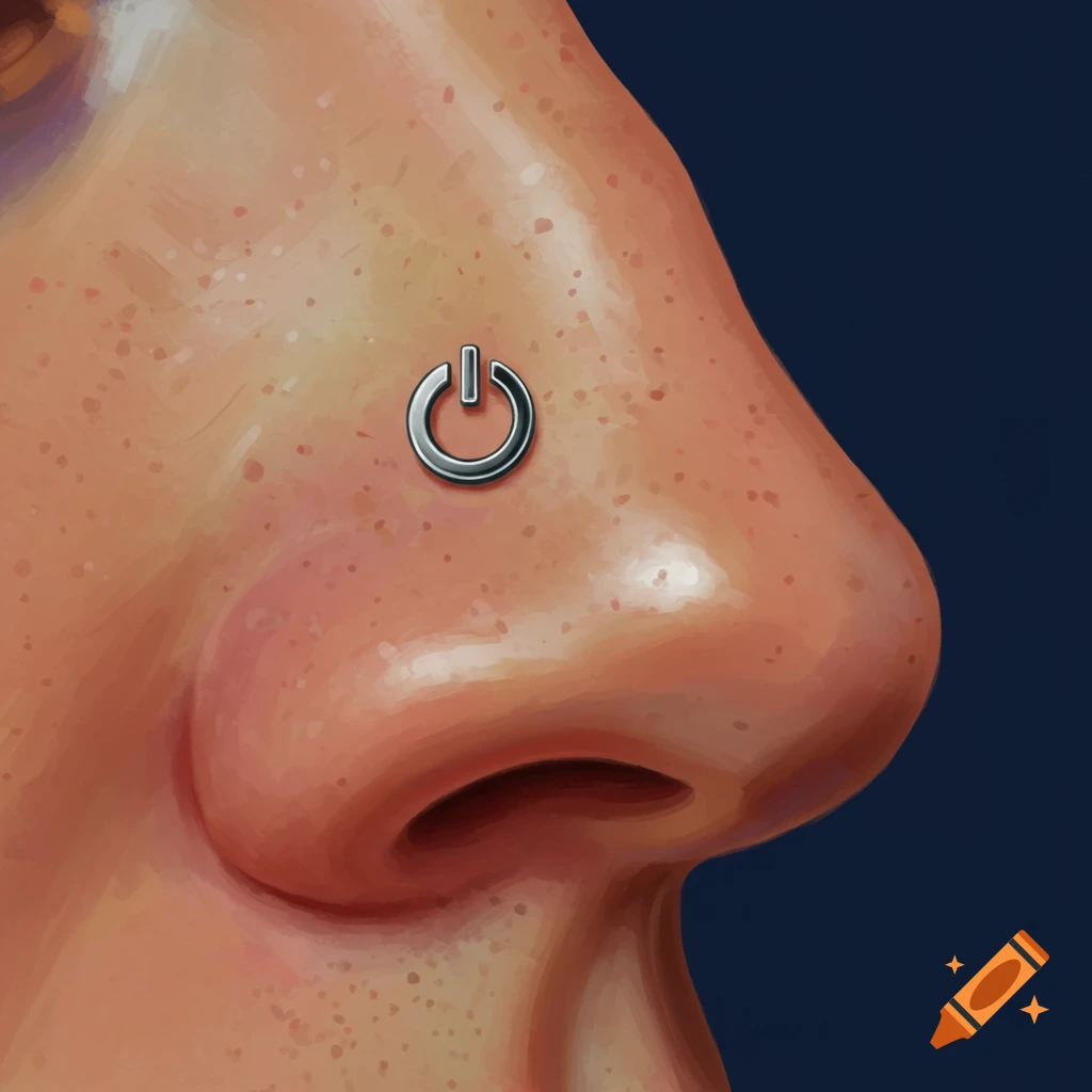 Nose with on and off switch on Craiyon