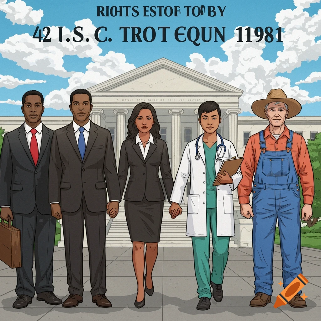 The rights protected by 42 USC 1981 on Craiyon