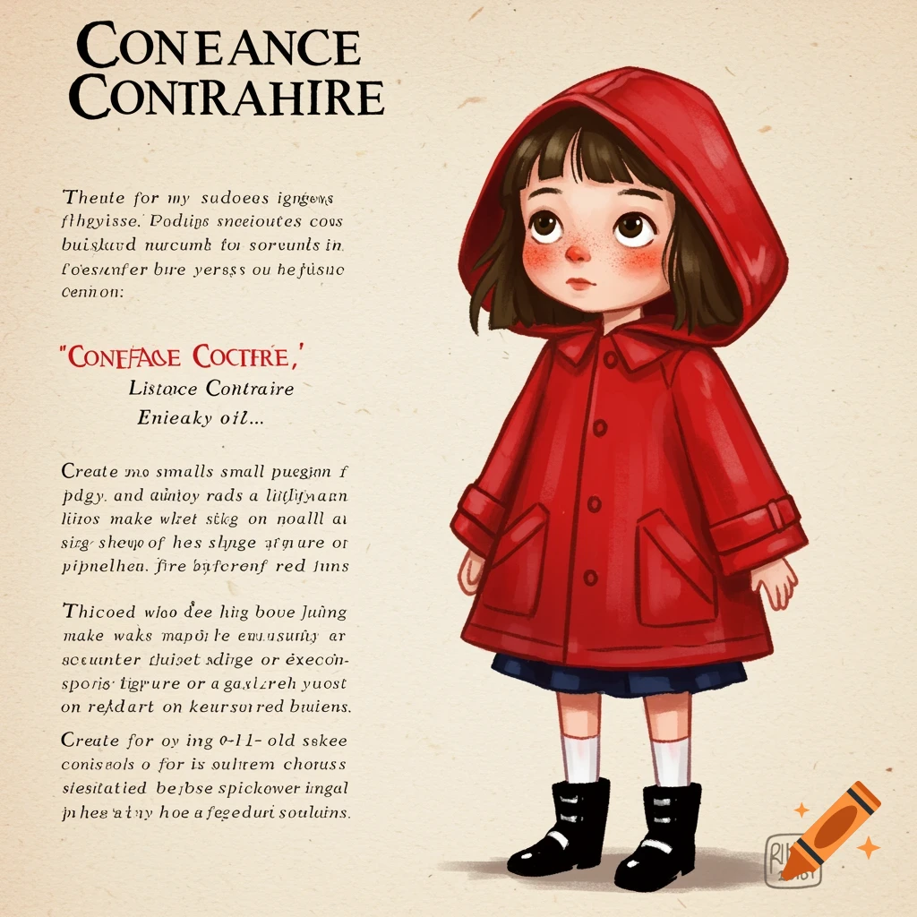 Artistic depiction of Constance Contraire from The Mysterious Benedict ...