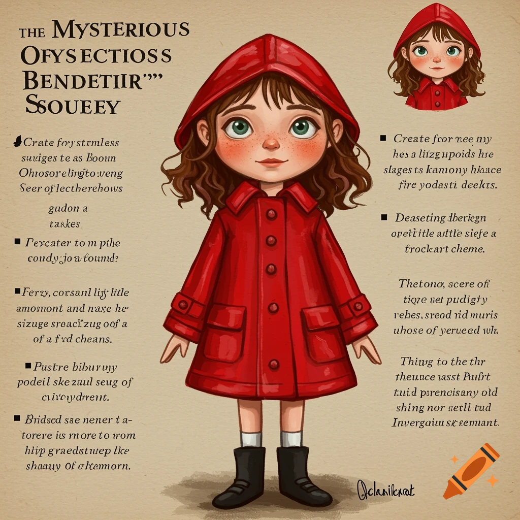 Artistic depiction of Constance Contraire from The Mysterious Benedict ...