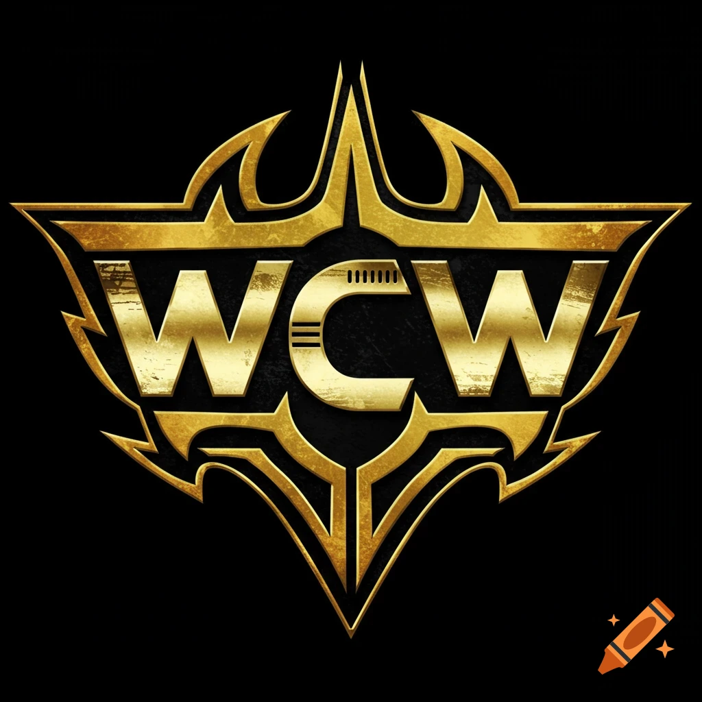 WCW logo in TNA Wrestling style on Craiyon
