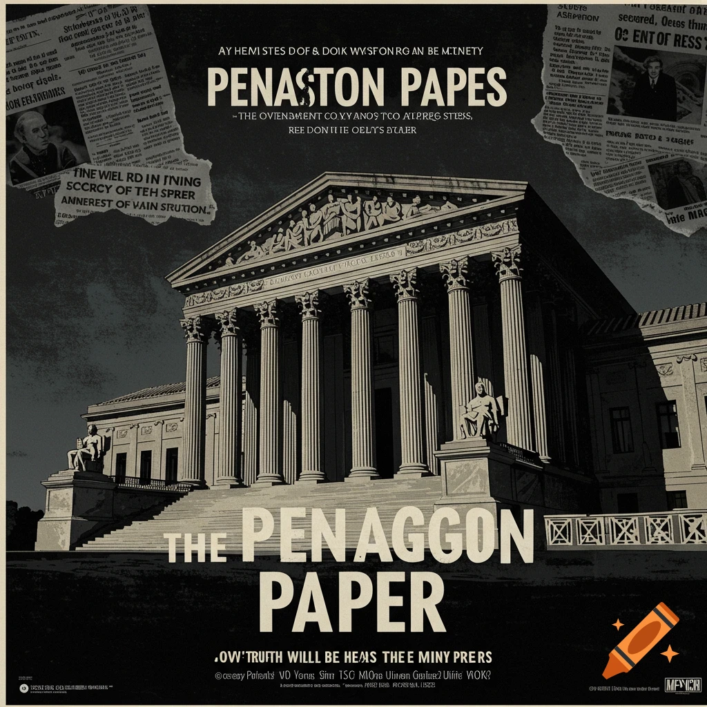 Movie poster for The Pentagon Papers, based on The New York Times Co. v ...