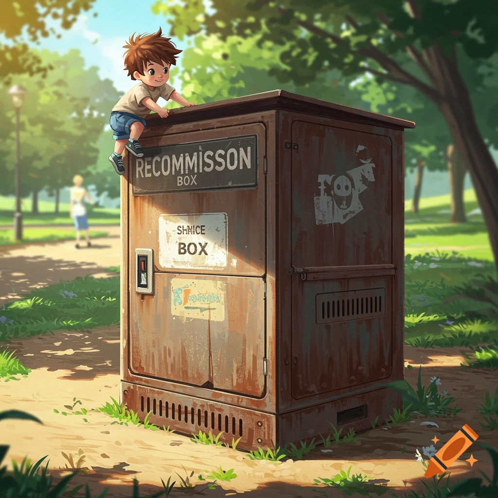 Irasutoya Themed Vending Machine created on Craiyon