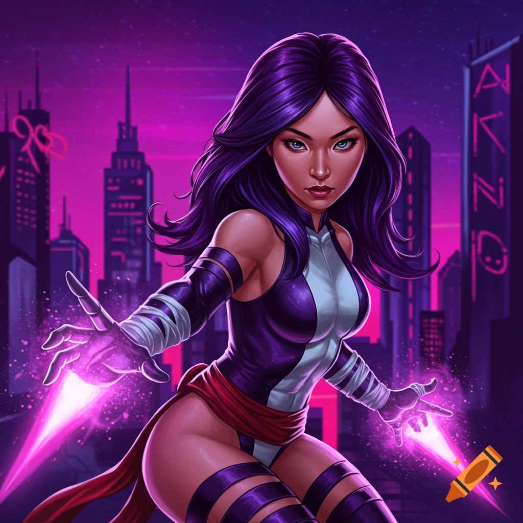 Psylocke on Craiyon