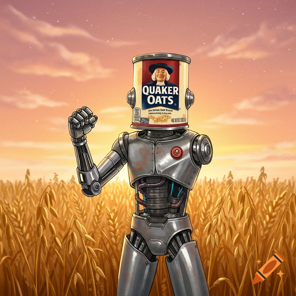 Cybertruck being pulled by tractor in cornfield on Craiyon