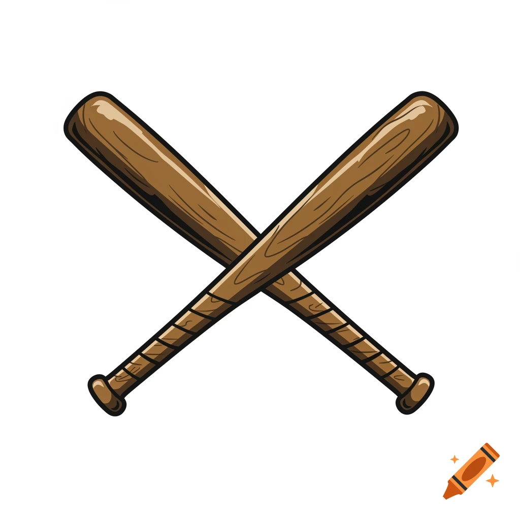A cartoon tree stump character holding a baseball bat with a baseball ...