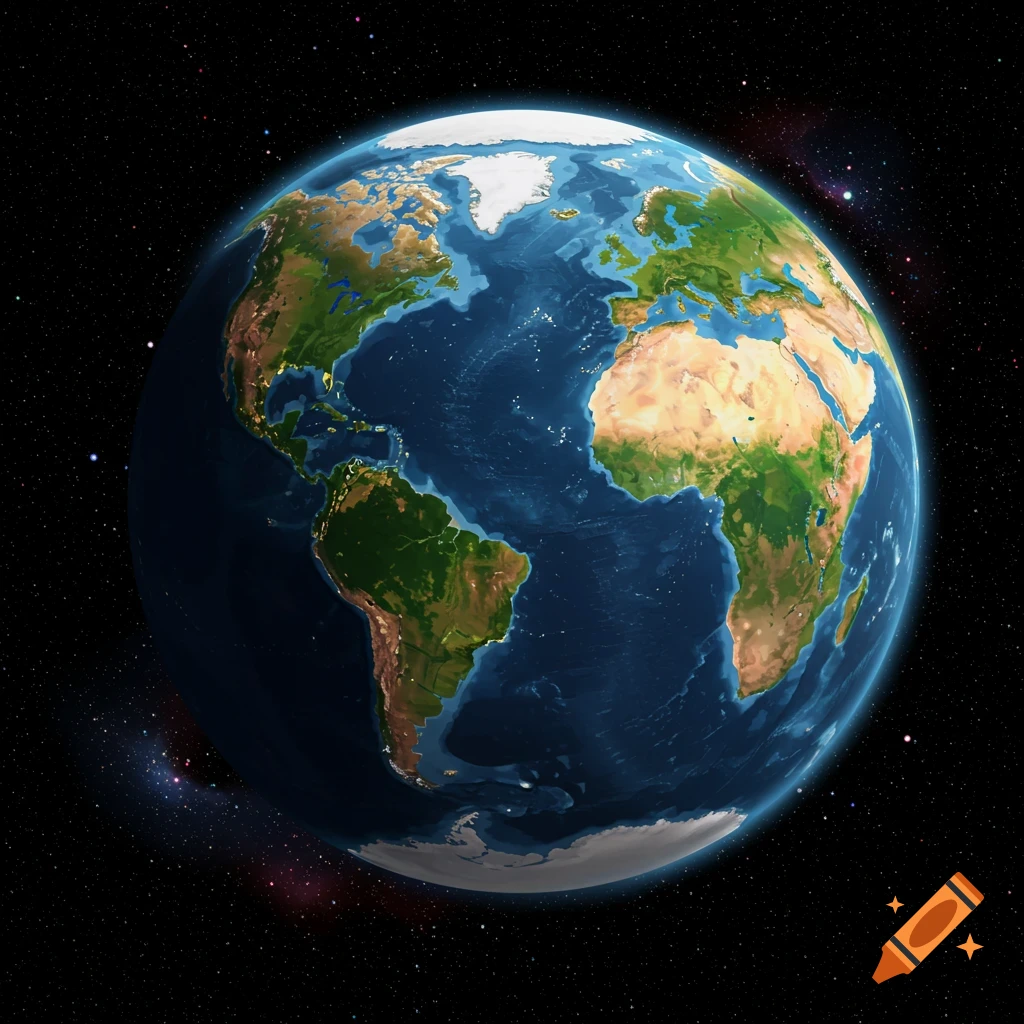 World globe image for travel or education purposes, geographical ...