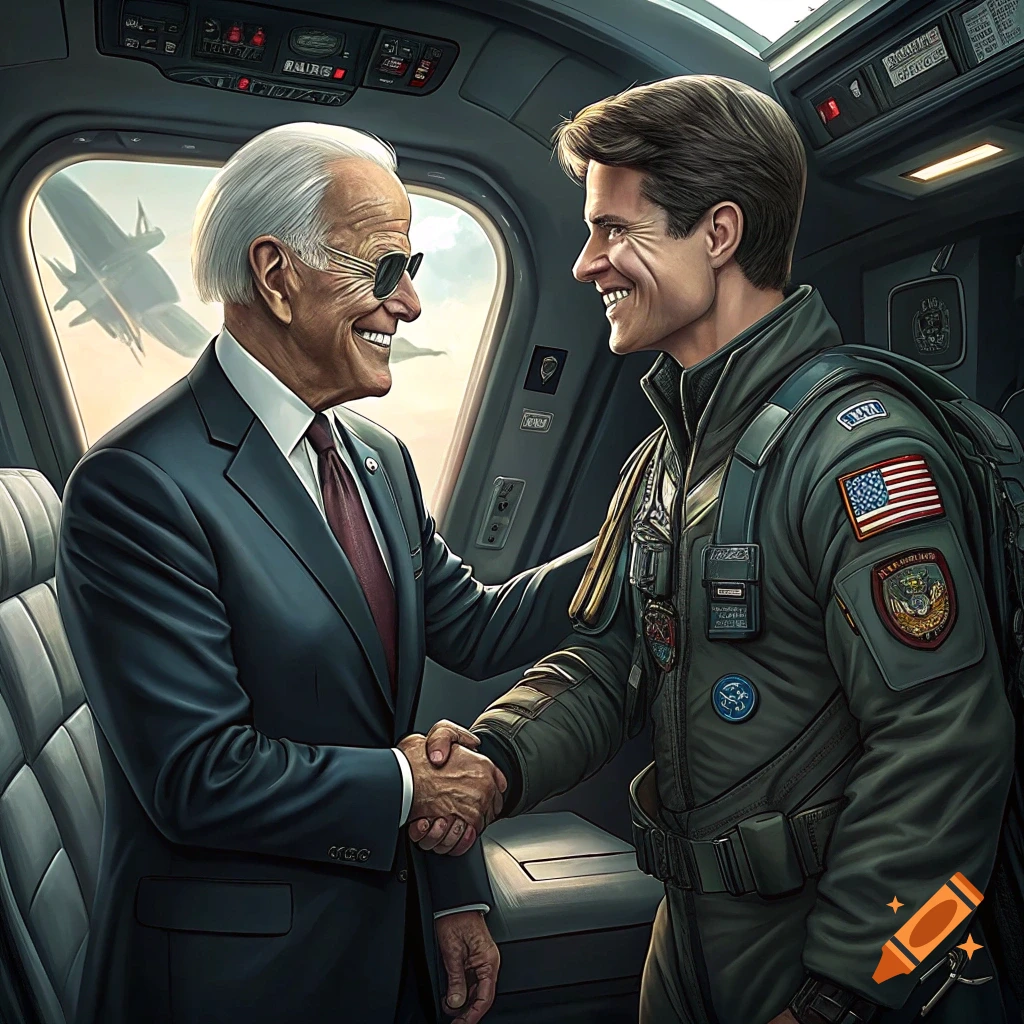 Empty airplane interior with blue seats and bright lighting on Craiyon