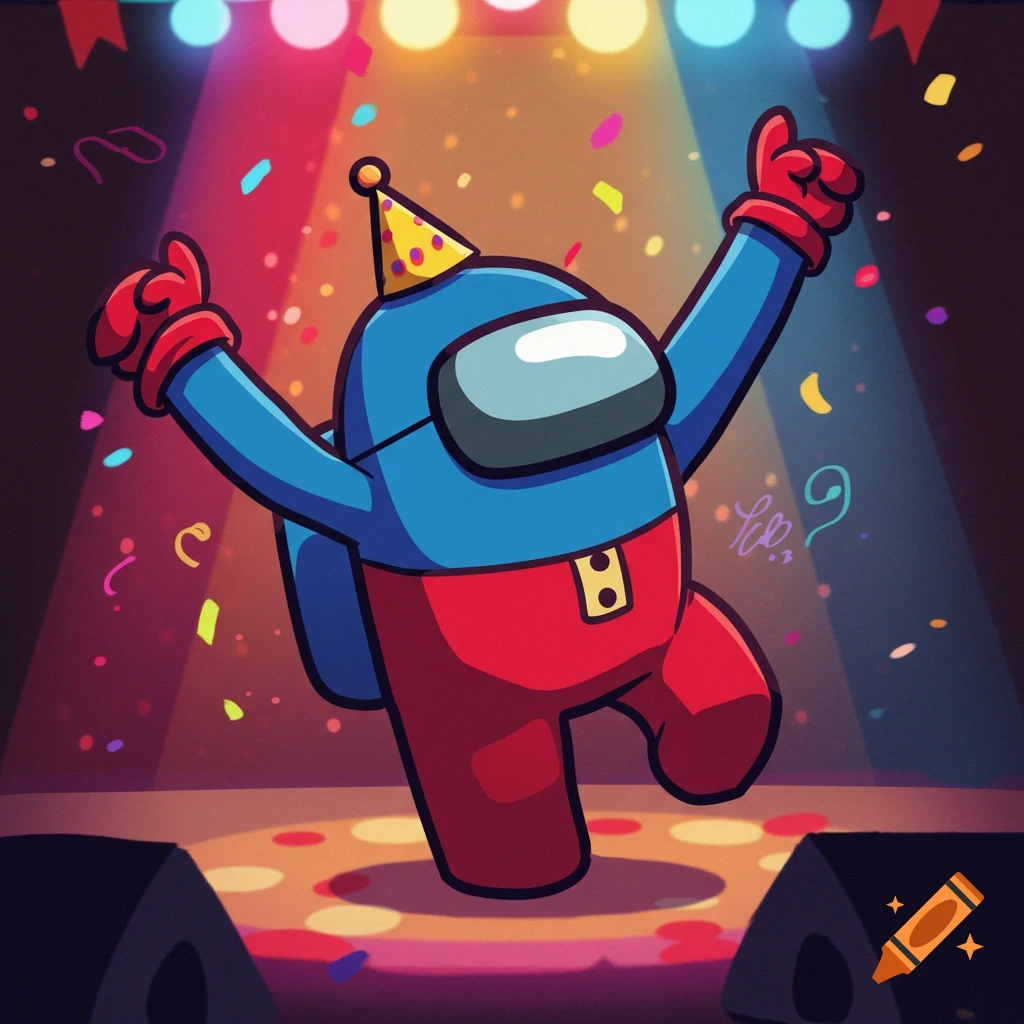 Among Us crewmate on Craiyon