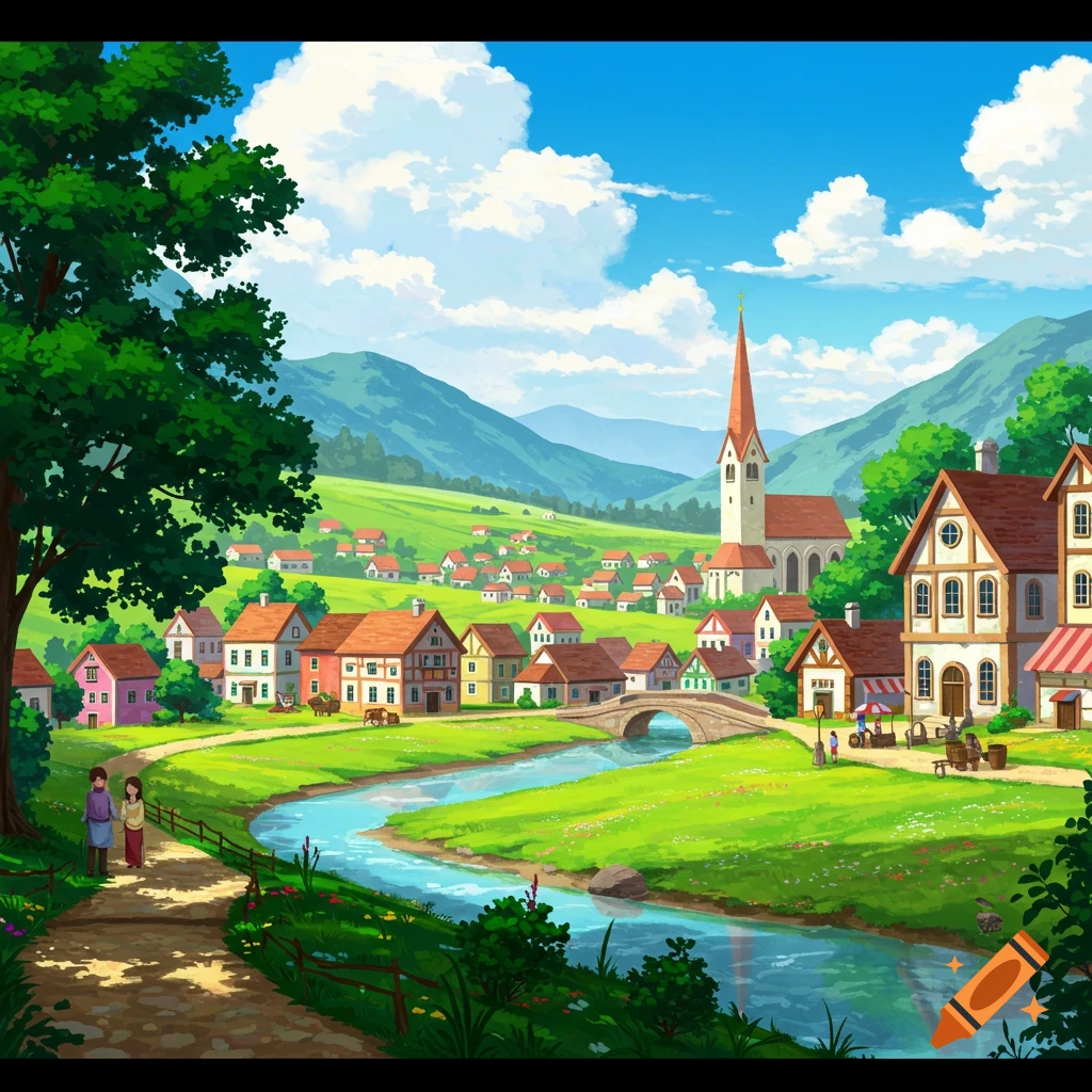 Landscapes images created on Craiyon