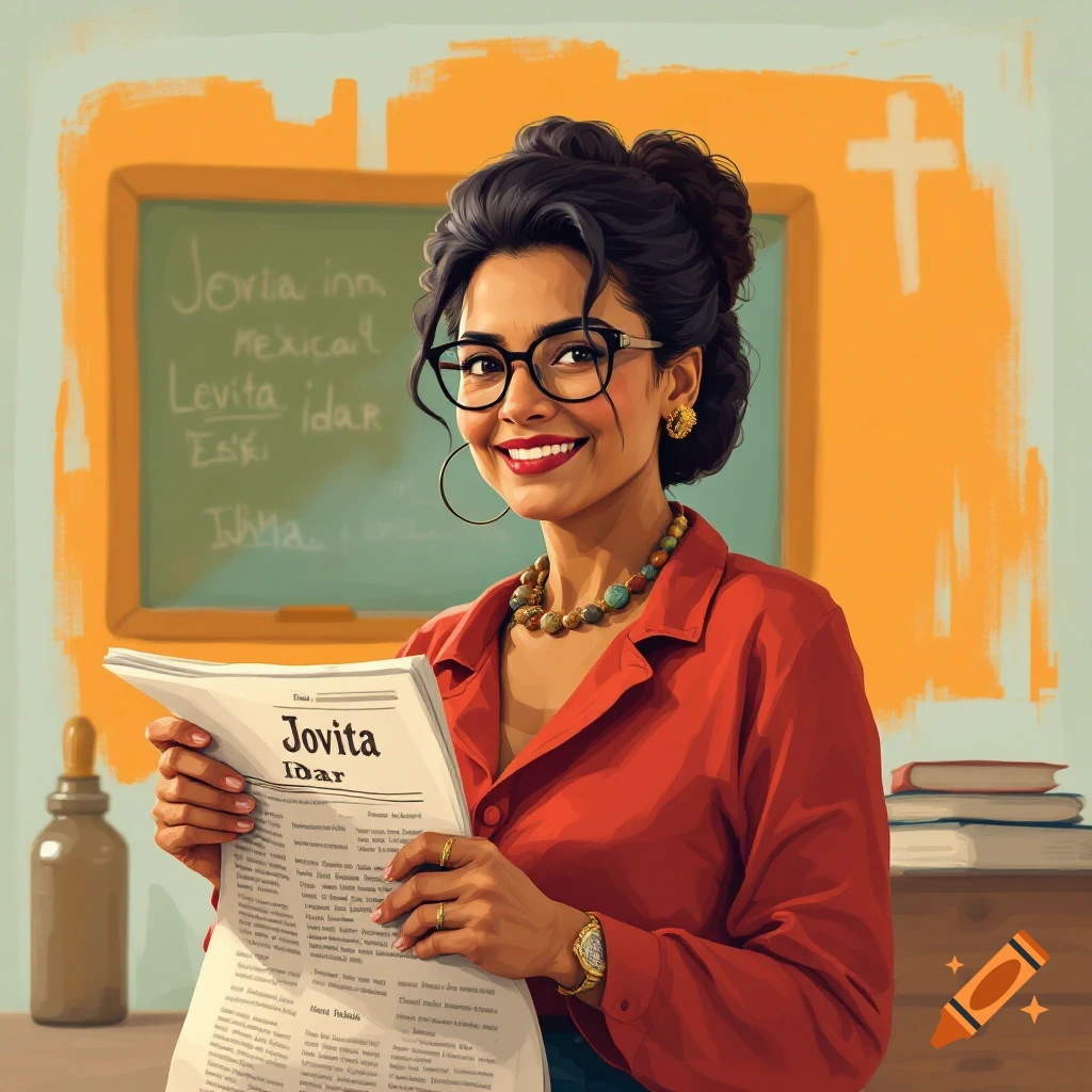 Drawing of Jovita Idar, activist and journalist on Craiyon