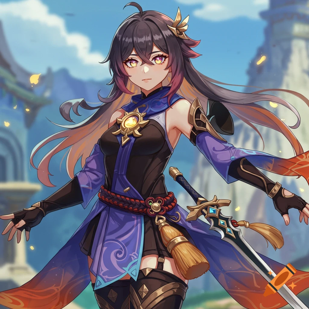 Female Genshin Impact character with Celestial Vision, Inazuman ...