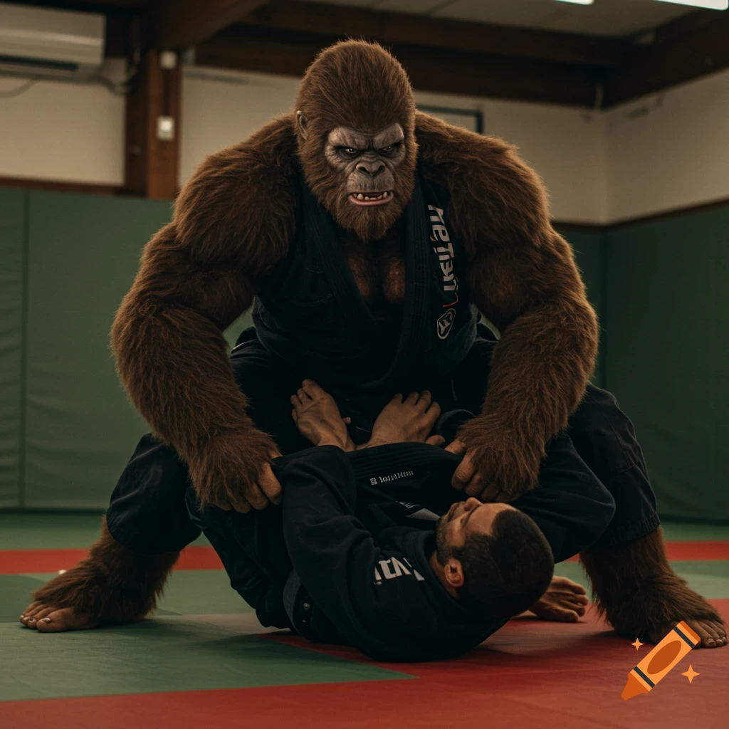 Jiu Jitsu Sasquatch on Craiyon