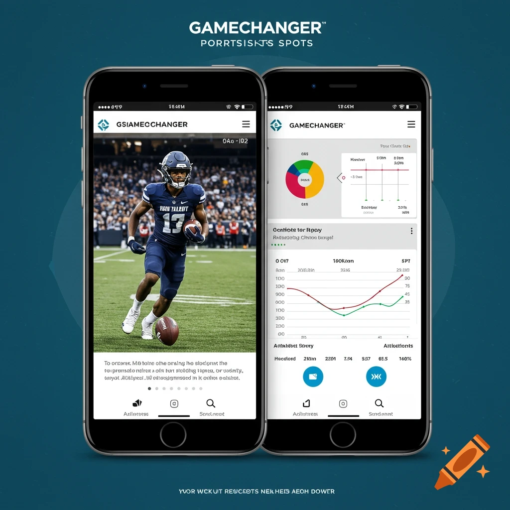 Gamechanger sports recruiting app showing athlete highlights and ...