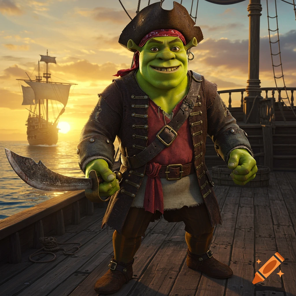 Shrek and Donkey walking in school hallway on Craiyon