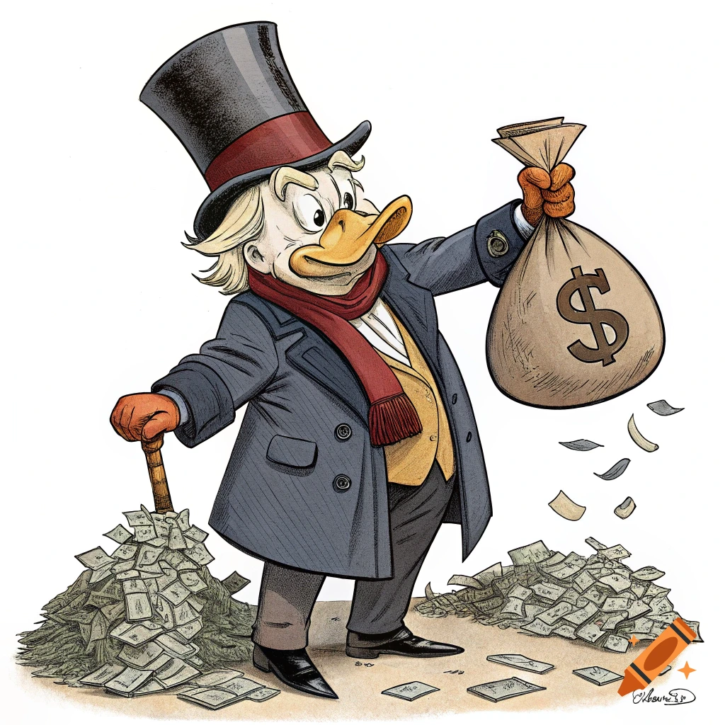 Donald Duck created on Craiyon