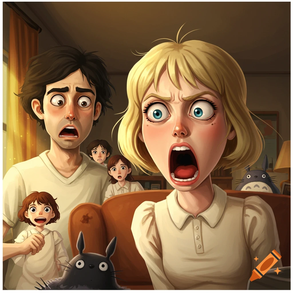 Scared Cartoon Characters