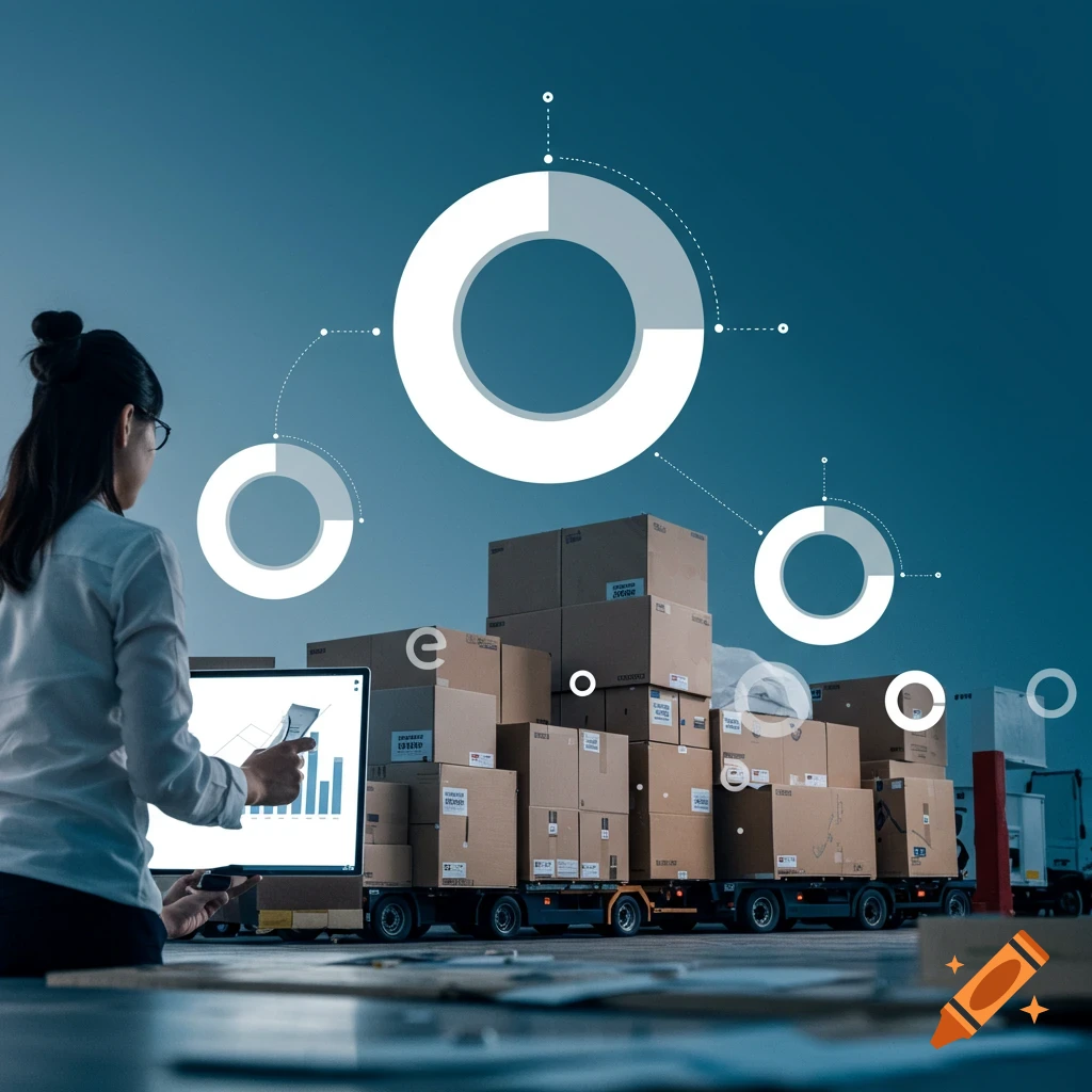 Payment solutions for the logistics industry on Craiyon