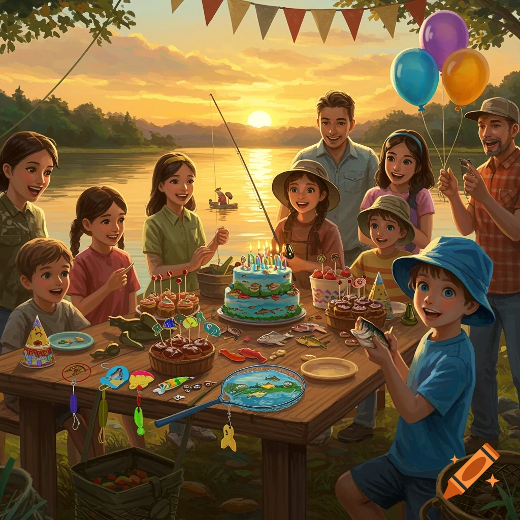 Kids having lunch and playing at playground on Craiyon