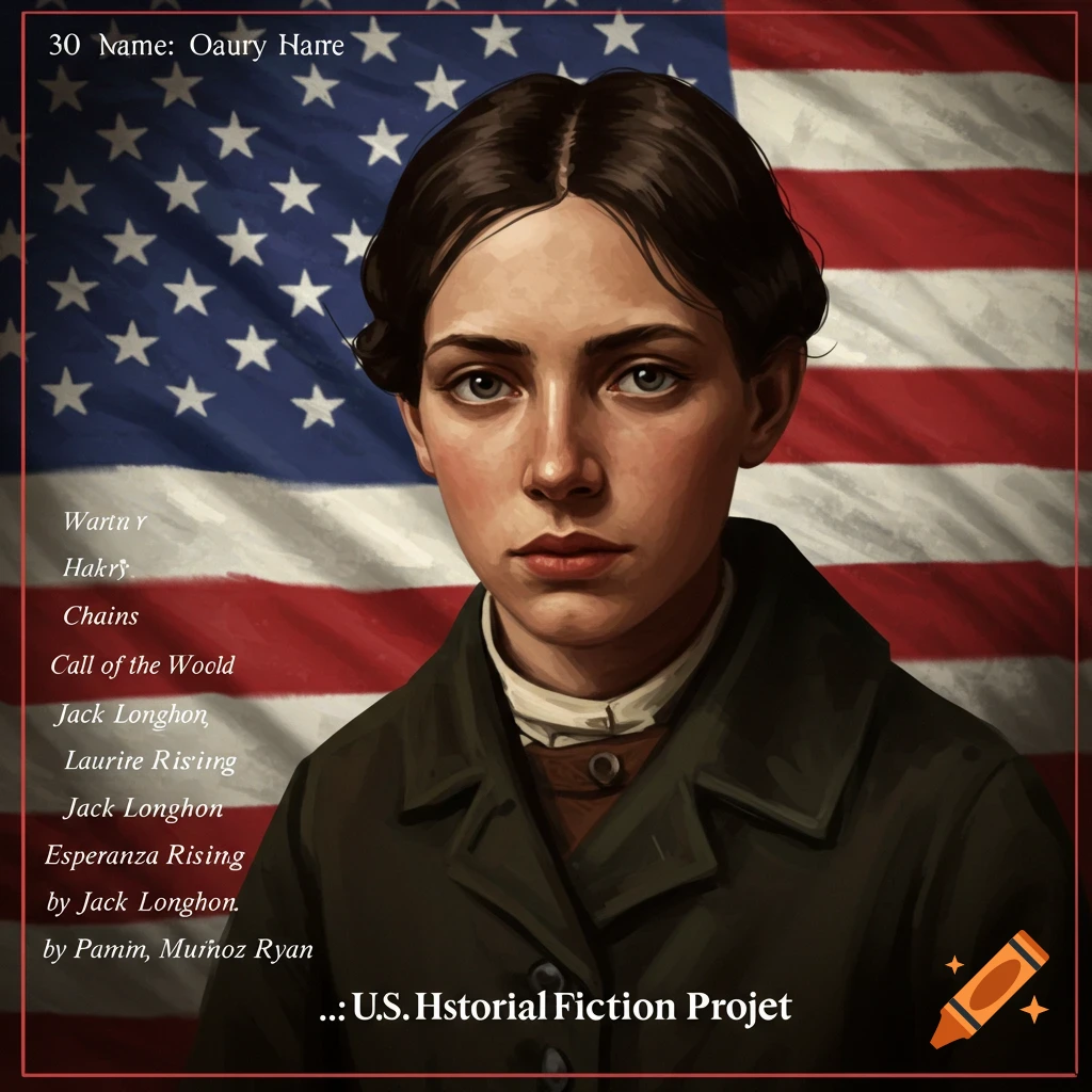 Historical fiction book list on Craiyon