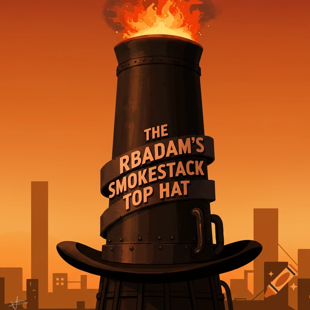 Rbadam's Smokestack Top Hat in frutiger aero style on Craiyon