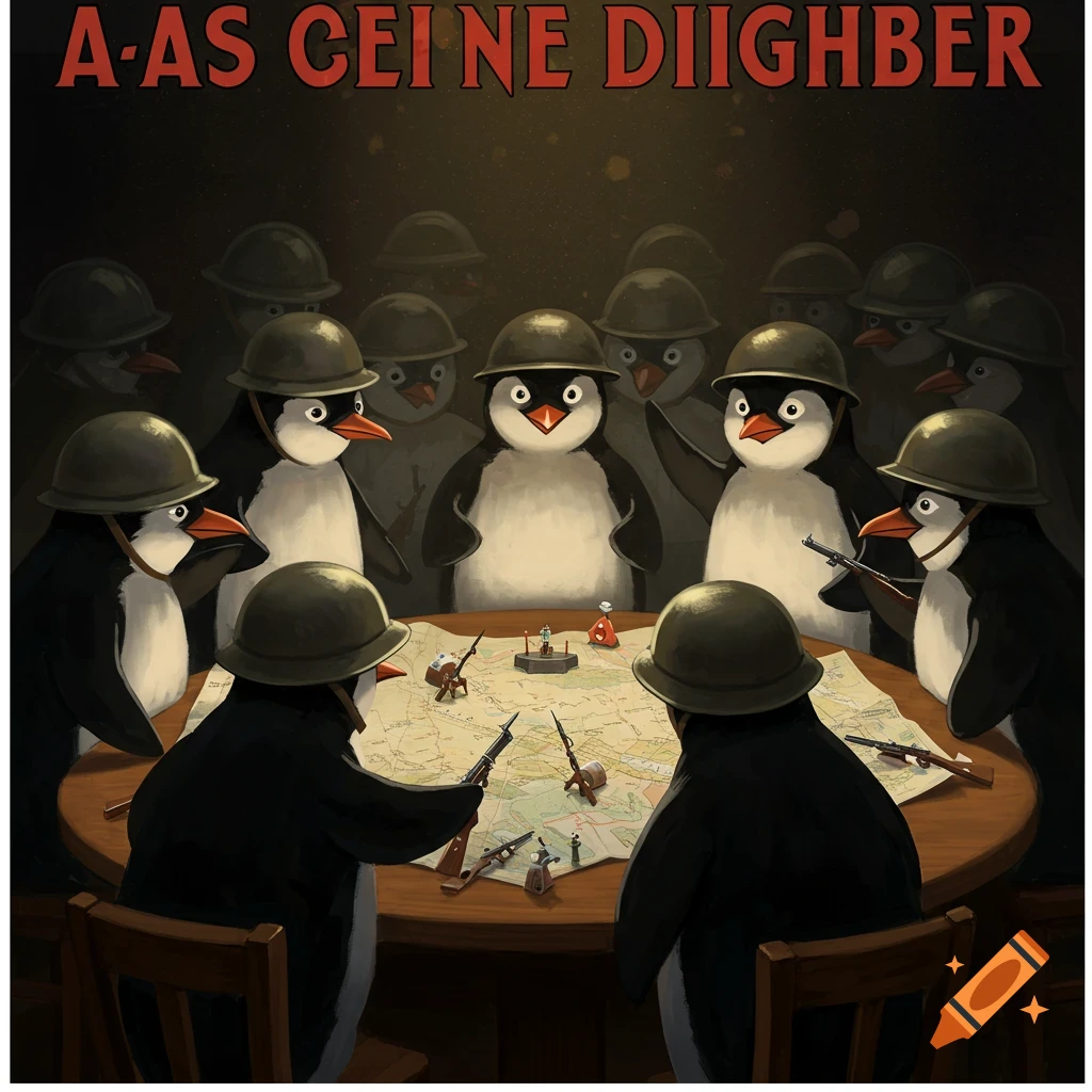Penguin created on Craiyon