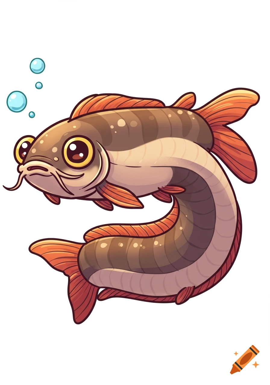 Stylized betta fish drawing with intricate filigree details on Craiyon